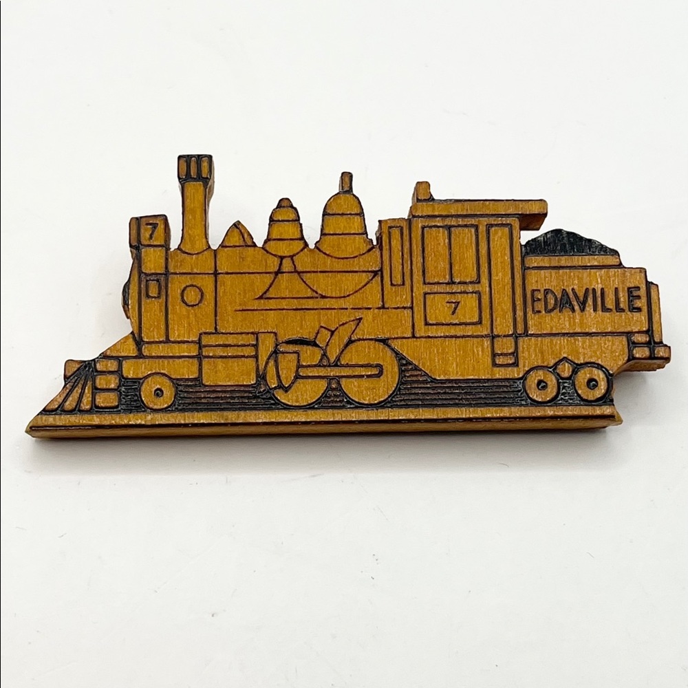 Vintage Wood Souvenir Edaville Locomotive Coal Train … - Gem